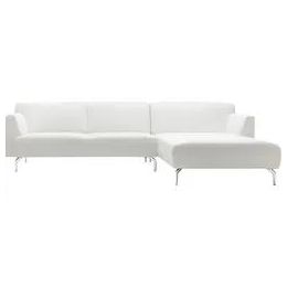 Ecksofa "CR.446 Designsofa mit erstklassigem Sitzkomfort zum Wohlf&uuml;hlen", wei&szlig; (perlwei&szlig; oskar), B:296cm H:82cm T:179cm, CREATION BY ROLF BENZ, Sofas, Ecksofa, in minimalistischer, schwereloser Optik, Breite 296 cm
