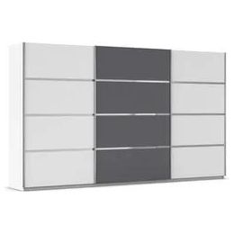 Kleiderschrank Rauch "Schwebet&uuml;renschrank OTTO ́s Choice Garderobe Schrank TOP ANGEBOT Avola", wei&szlig; (alpinwei&szlig;, graumetallic, leisten chrom), B:360cm H:229cm T:62cm, Holzwerkstoff, Schr&auml;nke, Kleiderschrank, mit eleganten Zierleisten in Chrom, Schwarz oder Wei&szlig; MADE IN GERMANY