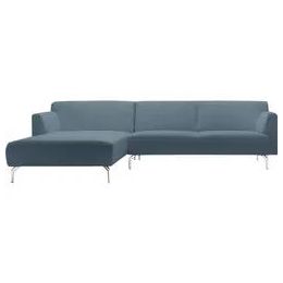 Ecksofa "CR.446 Designsofa mit erstklassigem Sitzkomfort zum Wohlf&uuml;hlen", blau (blaugrau oskar), B:296cm H:82cm T:179cm, CREATION BY ROLF BENZ, Sofas, Ecksofa, in minimalistischer, schwereloser Optik, Breite 296 cm