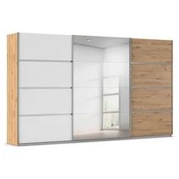 Kleiderschrank Rauch "Schwebet&uuml;renschrank OTTO ́s Choice Garderobe Schrank TOP ANGEBOT Avola", beige (eiche artisan, alpinwei&szlig;, leisten chrom), B:360cm H:229cm T:62cm, Holzwerkstoff, Schr&auml;nke, Kleiderschrank, mit eleganten Zierleisten in Chrom, Schwarz oder Wei&szlig; MADE IN GERMANY, Topseller