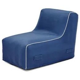 Loungesessel Jahnke "AIR LOUNGE", blau (navy blau), B:60cm H:70cm T:90cm, Sessel, aufblasbar, Indoor & Outdoor, 60 cm Sitztiefe