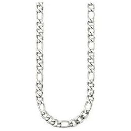 Edelstahlkette Bruno Banani "Schmuck Geschenk Halsschmuck Halskette", silber (edelstahlfarben), Halsketten, Damen, Edelstahl, L: 55 B: 7,2mm, Edelstahlkette, B:7,2mm