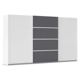 Kleiderschrank Rauch "Schwebet&uuml;renschrank OTTO ́s Choice Garderobe Schrank TOP ANGEBOT Avola", wei&szlig; (alpinwei&szlig;, graumetallic, leisten wei&szlig;), B:360cm H:210cm T:62cm, Holzwerkstoff, Schr&auml;nke, Kleiderschrank, mit eleganten Zierleisten in Chrom, Schwarz oder Wei&szlig; MADE IN GERMANY