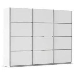 Kleiderschrank Rauch "Schwebet&uuml;renschrank OTTO ́s Choice Garderobe Schrank TOP ANGEBOT Avola", wei&szlig; (alpinwei&szlig;, leisten chrom), B:271cm H:210cm T:62cm, Holzwerkstoff, Schr&auml;nke, Kleiderschrank, mit eleganten Zierleisten in Chrom, Schwarz oder Wei&szlig; MADE IN GERMANY