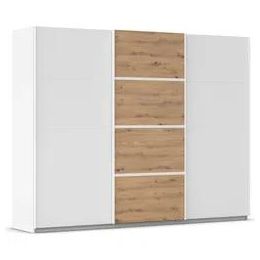 Kleiderschrank Rauch "Schwebet&uuml;renschrank OTTO ́s Choice Garderobe Schrank TOP ANGEBOT Avola", wei&szlig; (alpinwei&szlig;, eiche artisan, leisten wei&szlig;), B:271cm H:229cm T:62cm, Holzwerkstoff, Schr&auml;nke, Kleiderschrank, mit eleganten Zierleisten in Chrom, Schwarz oder Wei&szlig; MADE IN GERMANY