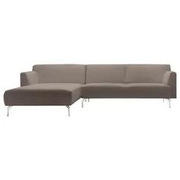 Ecksofa "CR.446 Designsofa mit erstklassigem Sitzkomfort zum Wohlf&uuml;hlen", grau (beigegrau oskar), B:296cm H:82cm T:179cm, CREATION BY ROLF BENZ, Sofas, Ecksofa, in minimalistischer, schwereloser Optik, Breite 296 cm