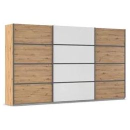 Kleiderschrank Rauch "Schwebet&uuml;renschrank OTTO ́s Choice Garderobe Schrank TOP ANGEBOT Avola", wei&szlig; (eiche artisan, alpinwei&szlig;, leisten graumetallic), B:360cm H:210cm T:62cm, Holzwerkstoff, Schr&auml;nke, Kleiderschrank, mit eleganten Zierleisten in Chrom, Schwarz oder Wei&szlig; MADE IN GERMANY