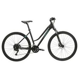 Crossrad KROSS "Crossrad Evado 5.0 schwarz 18 G&auml;nge" Gr. 48, schwarz (schwarz, schwarz), Fahrr&auml;der, 48cm, 28 Zoll (71,12cm) hinten: 28 Zoll (71,12cm)