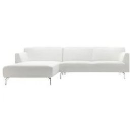Ecksofa "CR.446 Designsofa mit erstklassigem Sitzkomfort zum Wohlf&uuml;hlen", wei&szlig; (perlwei&szlig; oskar), B:296cm H:82cm T:179cm, CREATION BY ROLF BENZ, Sofas, Ecksofa, in minimalistischer, schwereloser Optik, Breite 296 cm