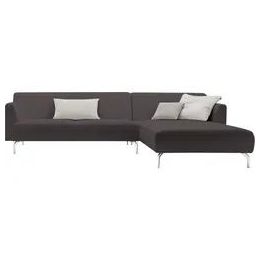 Ecksofa "CR.446 Designsofa mit erstklassigem Sitzkomfort zum Wohlf&uuml;hlen", grau (graubraun oskar), B:296cm H:82cm T:179cm, CREATION BY ROLF BENZ, Sofas, Ecksofa, in minimalistischer, schwereloser Optik, Breite 296 cm