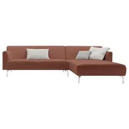 Ecksofa "CR.446 Designsofa mit erstklassigem Sitzkomfort zum Wohlf&uuml;hlen", braun (signalbraun oskar), B:296cm H:82cm T:179cm, CREATION BY ROLF BENZ, Sofas, Ecksofa, in minimalistischer, schwereloser Optik, Breite 296 cm
