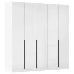 Dreht&uuml;renschrank OTTO HOME "Kleiderschrank Schrank Garderobe AGORDO TOPSELLER Schlafzimmer", wei&szlig; (alpinwei&szlig;, hochglanz wei&szlig;), B:226cm H:229cm T:54cm, Holzwerkstoff, Schr&auml;nke, Dreht&uuml;renschrank, durchdachte Innenausstattung, in 8 Breiten und 2 H&ouml;hen MADE IN GERMANY, Topseller