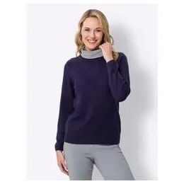 Shirttop Classic Basics, Damen, Gr. 1, grau (grau, meliert), 90% Baumwolle, 10% Viskose, meliert, Tops Shirttop
