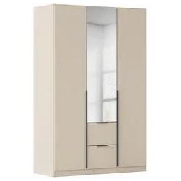Dreht&uuml;renschrank OTTO HOME "Kleiderschrank Schrank Garderobe AGORDO mit Dekor- oder Hochglanzfront", beige (champagner), B:136cm H:229cm T:54cm, Holzwerkstoff, Schr&auml;nke, Dreht&uuml;renschrank, mit Au&szlig;enschubk&auml;sten, in 7 Breiten und 2 H&ouml;hen MADE IN GERMANY