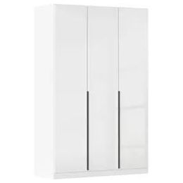 Dreht&uuml;renschrank OTTO HOME "Kleiderschrank Schrank Garderobe AGORDO TOPSELLER Schlafzimmer", wei&szlig; (alpinwei&szlig;, hochglanz wei&szlig;), B:136cm H:210cm T:54cm, Holzwerkstoff, Schr&auml;nke, Dreht&uuml;renschrank, durchdachte Innenausstattung, in 8 Breiten und 2 H&ouml;hen MADE IN GERMANY, Topseller