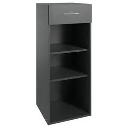 Standregal wimex "Multiraumkonzept das Schrank System f&uuml;r jedes Zuhause", grau (grafit), B:30cm H:98cm T:40cm, Holzwerkstoff, Regale, Standregal, planbar und erweiterbar mit vielen Schranktypen