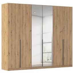 Dreht&uuml;renschrank OTTO HOME "Kleiderschrank Schrank Garderobe AGORDO mit Dekor- oder Hochglanzfront", braun (eiche artisan), B:271cm H:229cm T:54cm, Holzwerkstoff, Schr&auml;nke, Dreht&uuml;renschrank, durchdachte Innenausstattung, in 8 Breiten und 2 H&ouml;hen MADE IN GERMANY, Topseller