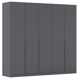 Dreht&uuml;renschrank OTTO HOME "Kleiderschrank Schrank Garderobe AGORDO TOPSELLER Schlafzimmer", grau (graumetallic), B:226cm H:210cm T:54cm, Holzwerkstoff, Schr&auml;nke, Dreht&uuml;renschrank, durchdachte Innenausstattung, in 8 Breiten und 2 H&ouml;hen MADE IN GERMANY, Topseller