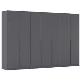 Dreht&uuml;renschrank OTTO HOME "Kleiderschrank Schrank Garderobe AGORDO TOPSELLER Schlafzimmer", grau (graumetallic), B:315cm H:229cm T:54cm, Holzwerkstoff, Schr&auml;nke, Dreht&uuml;renschrank, durchdachte Innenausstattung, in 8 Breiten und 2 H&ouml;hen MADE IN GERMANY, Topseller