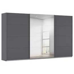 Schwebet&uuml;renschrank OTTO HOME "Kleiderschrank Schrank Schlafzimmerschrank Garderobe AGORDO", grau (graumetallic, griffleisten graumetallic), B:360cm H:229cm T:62cm, Holzwerkstoff, Schr&auml;nke, Schwebet&uuml;renschrank, Top Innenausstattung, in 4 Breiten und 2 H&ouml;hen MADE IN GERMANY, Topseller