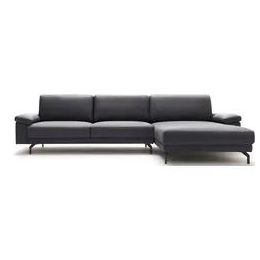 Ecksofa "CR.450 elegantes Designsofa mit hohem Sitzkomfort", schwarz (signalschwarz), B:274cm H:95cm T:178cm, CREATION BY ROLF BENZ, Sofas, Ecksofa