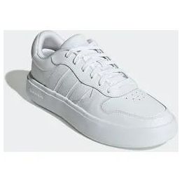 Sneaker Adidas SPORTSWEAR "LITECOURT", Herren, Gr. 40, wei&szlig; (cloud wei&szlig;, cloud wei&szlig;, cloud wei&szlig;), Leder, Synthetik, Schuhe Sneaker