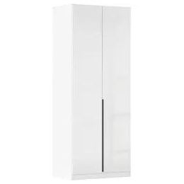 Dreht&uuml;renschrank OTTO HOME "Kleiderschrank Schrank Garderobe AGORDO TOPSELLER Schlafzimmer", wei&szlig; (alpinwei&szlig;, hochglanz wei&szlig;), B:91cm H:229cm T:54cm, Holzwerkstoff, Schr&auml;nke, Dreht&uuml;renschrank, durchdachte Innenausstattung, in 8 Breiten und 2 H&ouml;hen MADE IN GERMANY, Topseller