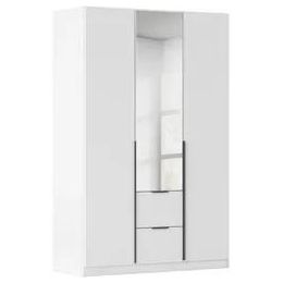 Dreht&uuml;renschrank OTTO HOME "Kleiderschrank Schrank Garderobe AGORDO mit Dekor- oder Hochglanzfront", wei&szlig; (alpinwei&szlig;), B:136cm H:229cm T:54cm, Holzwerkstoff, Schr&auml;nke, Dreht&uuml;renschrank, mit Au&szlig;enschubk&auml;sten, in 7 Breiten und 2 H&ouml;hen MADE IN GERMANY