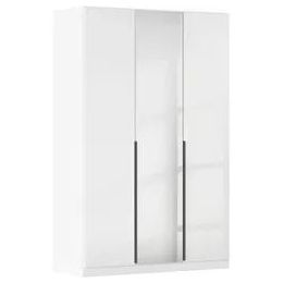 Dreht&uuml;renschrank OTTO HOME "Kleiderschrank Schrank Garderobe AGORDO mit Dekor- oder Hochglanzfront", wei&szlig; (alpinwei&szlig;, hochglanz wei&szlig;), B:136cm H:210cm T:54cm, Holzwerkstoff, Schr&auml;nke, Dreht&uuml;renschrank, durchdachte Innenausstattung, in 8 Breiten und 2 H&ouml;hen MADE IN GERMANY, Topseller