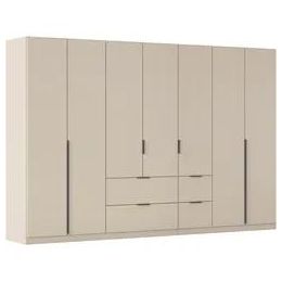 Dreht&uuml;renschrank OTTO HOME "Kleiderschrank Schrank Garderobe AGORDO mit Dekor- oder Hochglanzfront", beige (beige (champagner)), B:315cm H:229cm T:54cm, Holzwerkstoff, Schr&auml;nke, Dreht&uuml;renschrank, mit Au&szlig;enschubk&auml;sten, in 7 Breiten und 2 H&ouml;hen MADE IN GERMANY