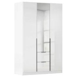 Dreht&uuml;renschrank OTTO HOME "Kleiderschrank Schrank Garderobe AGORDO mit Dekor- oder Hochglanzfront", wei&szlig; (alpinwei&szlig;, hochglanz wei&szlig;), B:136cm H:229cm T:54cm, Holzwerkstoff, Schr&auml;nke, Dreht&uuml;renschrank, mit Au&szlig;enschubk&auml;sten, in 7 Breiten und 2 H&ouml;hen MADE IN GERMANY