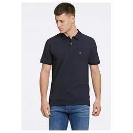 Poloshirt Junk De Luxe "Poloshirt Relaxed Fit", Herren, Gr. L, blau (dk blau), Obermaterial: 100% Baumwolle, l&auml;ssig geschnitten, Shirts