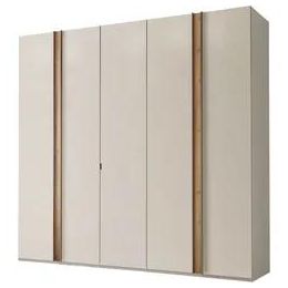 Dreht&uuml;renschrank Wiemann "Lagos", beige (champagner, dekor), B:246,3cm H:216cm T:58cm, Holzwerkstoff, Schr&auml;nke, Dreht&uuml;renschrank, inkl. T&uuml;rend&auml;mpfung