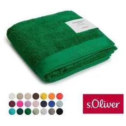 Handtuch s.Oliver "s.Oliver, Premium Qualit&auml;t, 600 gr/m2, auch als Sets erh&auml;ltlich", gr&uuml;n, B:50cm L:100cm, Walkfrottier, Baumwolle, Handt&uuml;cher, gro&szlig;e Farbauswahl, auch als Duschtuch, Waschhandschuh, G&auml;stetuch