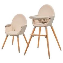 Hochstuhl Kinderkraft "FINI 2", Baby, Gr. B/H/T: 55cm x 96cm x 58,5cm, beige, St&uuml;hle Hochstuhl