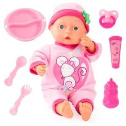 Babypuppe BAYER "First Words Baby, 33 cm", rosa, Puppen, Baby