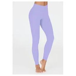ENDURANCE ATHLECIA Trainingstights ATHLECIA "Luxe", Damen, Gr. 40, EURO-Gr&ouml;&szlig;en, lila (helllila), 80% Polyamid, 20% Elasthan, unifarben, Hosen, mit Kompressionswirkung