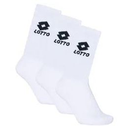 Socken Lotto, Damen, Gr. 35-38, wei&szlig; (hellwei&szlig;), Baumwollmischung, Jacquard, Socken Socken, - f&uuml;r Damen, Herren & Kinder