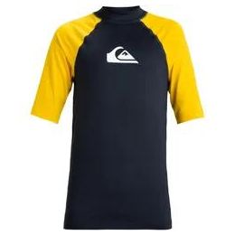 Neopren Shirt Quiksilver "Everyday", Kinder, Gr. 8, schwarz navy, solar power, Obermaterial:84% Microfaser, 16% Elasthan;, Shirts