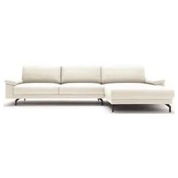Ecksofa "CR.450 elegantes Designsofa mit hohem Sitzkomfort", wei&szlig; (perlwei&szlig;), B:294cm H:95cm T:178cm, CREATION BY ROLF BENZ, Sofas, Ecksofa