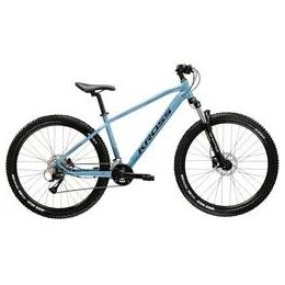 Mountainbike KROSS "Hexagon 4.0" Gr. 51, blau (blau, schwarz), Fahrr&auml;der, 51cm, 29 Zoll (73,66cm) hinten: 29 Zoll (73,66cm)