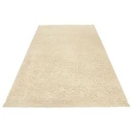 Hochflor-Teppich Esprit "Dantep, ESP-80261", beige (creme, beige), B:80cm H:35mm L:150cm, Polypropylen (PP), Teppiche, Langflor, Shaggy, sehr weich, mit Fransen, auch als L&auml;ufer, Wohnzimmer