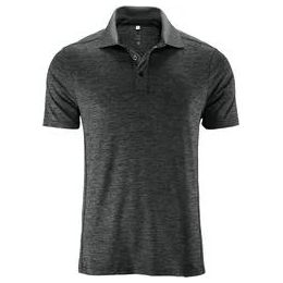 Poloshirt LPO "HEDLEY II NEW MEN", Herren, Gr. 6XL (64), grau (anthrazit), 94% Polyester;6% Elasthan, Shirts, auch in Gro&szlig;en Gr&ouml;&szlig;en erh&auml;ltlich