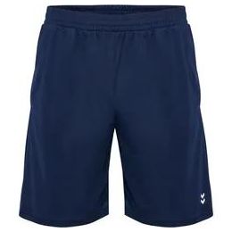 Trainingsshorts Hummel "hmlPULSE TRAINING SHORTS", Herren, Gr. XXL (56), N-Gr, blau (marineblaus), Obermaterial: 100% Polyester, Hosen