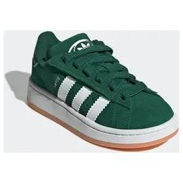Sneaker Adidas ORIGINALS "CAMPUS 00S COMFORT CLOSURE ELASTIC LACE KIDS", M&auml;dchen, Gr. 32, gr&uuml;n (dunkelgr&uuml;n, ftwr wei&szlig;, gum 2), Leder, Schuhe Sneaker, f&uuml;r Kinder & Jugendliche