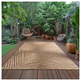Outdoorteppich Ayyildiz TEPPICHE "TIMBER 1403", braun, B:280cm H:5mm L:370cm, Polypropylen, Teppiche, Outdoorteppich, L&auml;ufer, In und Outdoor, Jute Sisal Optik, Wohnzimmer, Aussenbereich