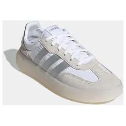 Sneaker Adidas SPORTSWEAR "BARREDA DECODE", Damen, Gr. 42, silber (cloud wei&szlig;, matte silber, grau one), Leder, Textil, Schuhe Sneaker, inspiriert vom Design des Adidas handball spezial