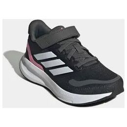 Laufschuh Adidas SPORTSWEAR "RUNFALCON 5 KIDS", Kinder, Gr. 33, gresix, crywht, blipnk, Synthetik, Textil, Schuhe Laufschuh, mit Klettverschluss, f&uuml;r Kinder