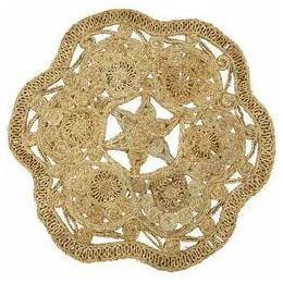 Sisalteppich CarpetFine "Juteteppich Paul", beige (natur), H:13mm &Oslash;:60cm, Jute, Teppiche, Sisalteppich, nat&uuml;rliches Pflanzenmaterial von Hand gewebt, Boho Style
