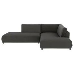 Ecksofa Musterring "Lucia", grau (anthrazit), B:304cm H:81cm T:224cm, 100% Polyester, Sofas, Ecksofa, mit gro&szlig;em Longchair, verschiedene Farben, B304 x T224 cm